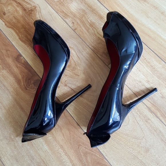Georgina Goodman | Shoes | Georgina Goodman Black Heels Sz 65 Made In ...